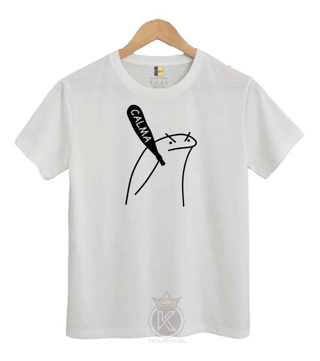 Polera Flork Meme - Caricatura - Calma - Pacie - Estampaking - Estampaking