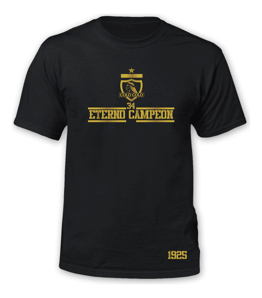 Polera Colo Colo-futbol Chileno-eternocampeón 33-estampaking - Estampaking