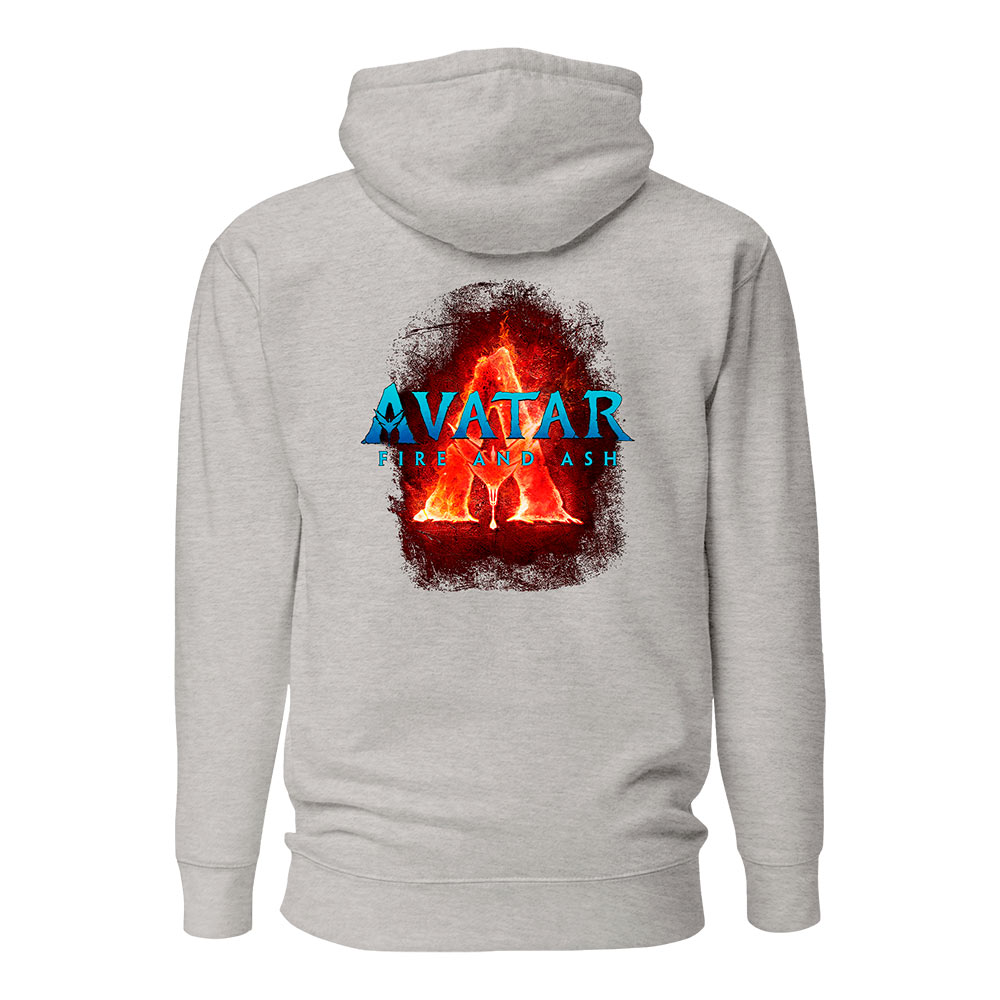 Poleron con cierre del Avatar Fire And Ash Logo - Estampaking